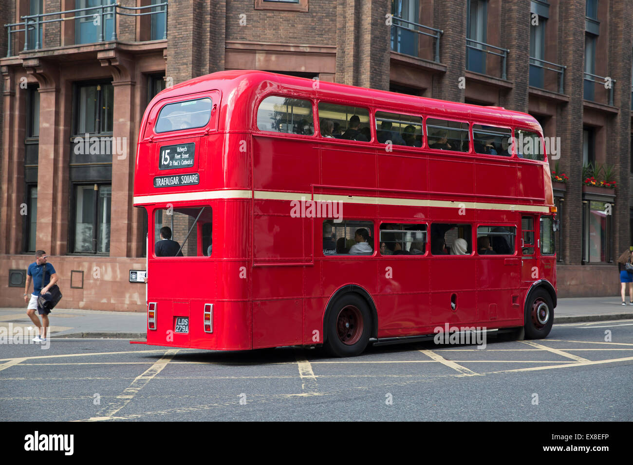 New routemaster bus london passengers hi-res stock photography and ...
