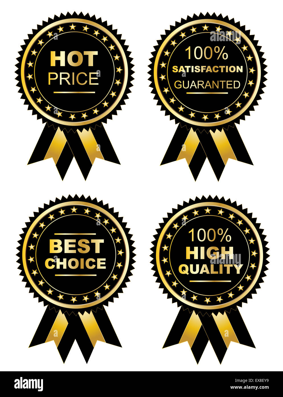 Promotion ribbon label sign Cut Out Stock Images & Pictures - Alamy