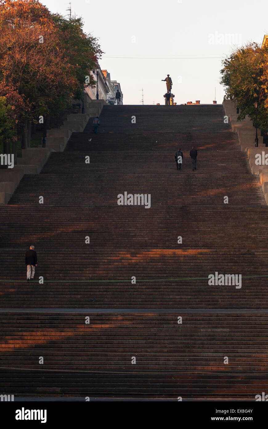 Dawn on the Potemkin Steps, Odessa, Ukraine Stock Photo - Alamy