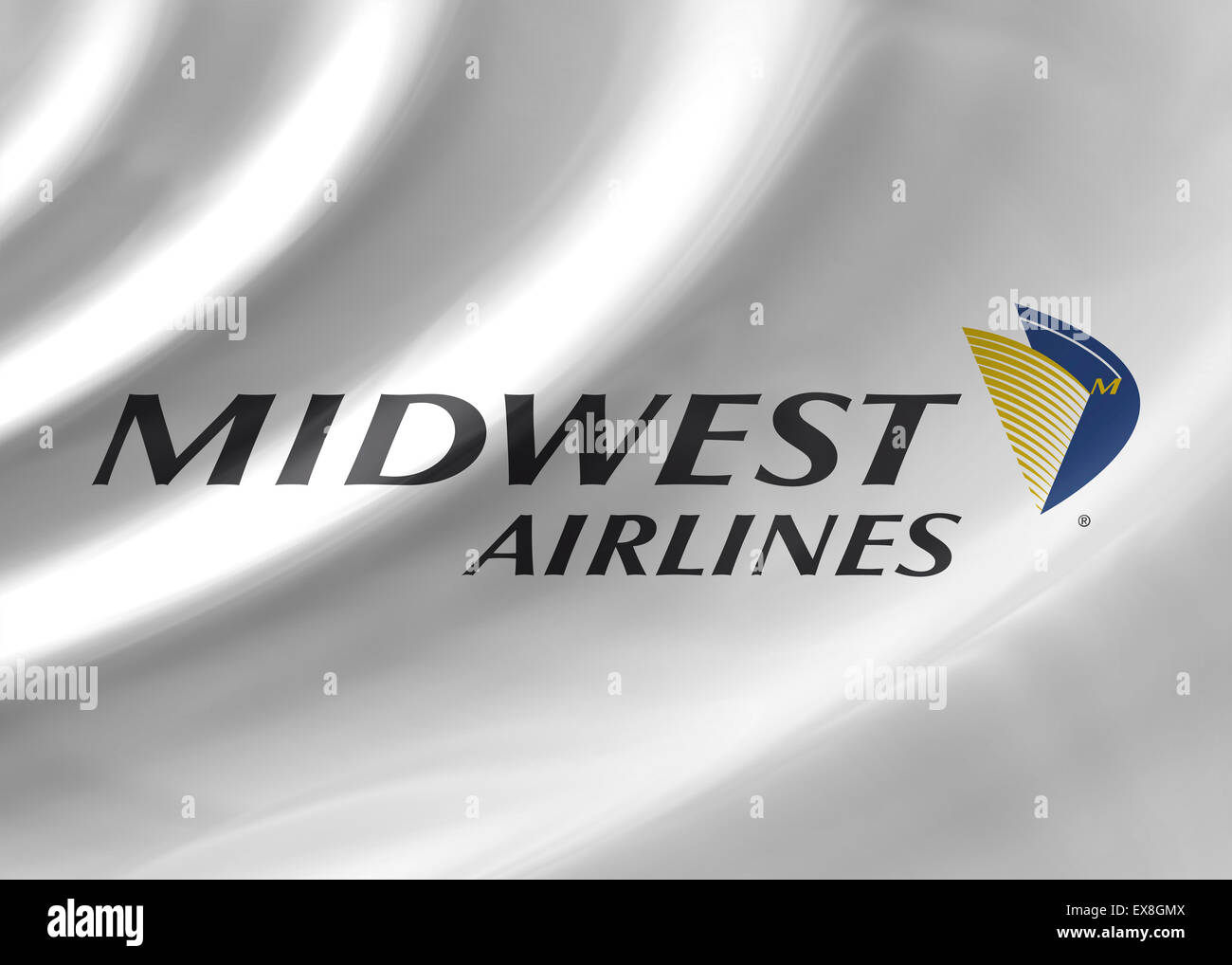 Midwest Airlines logo icon flag symbol sign emblem Stock Photo - Alamy