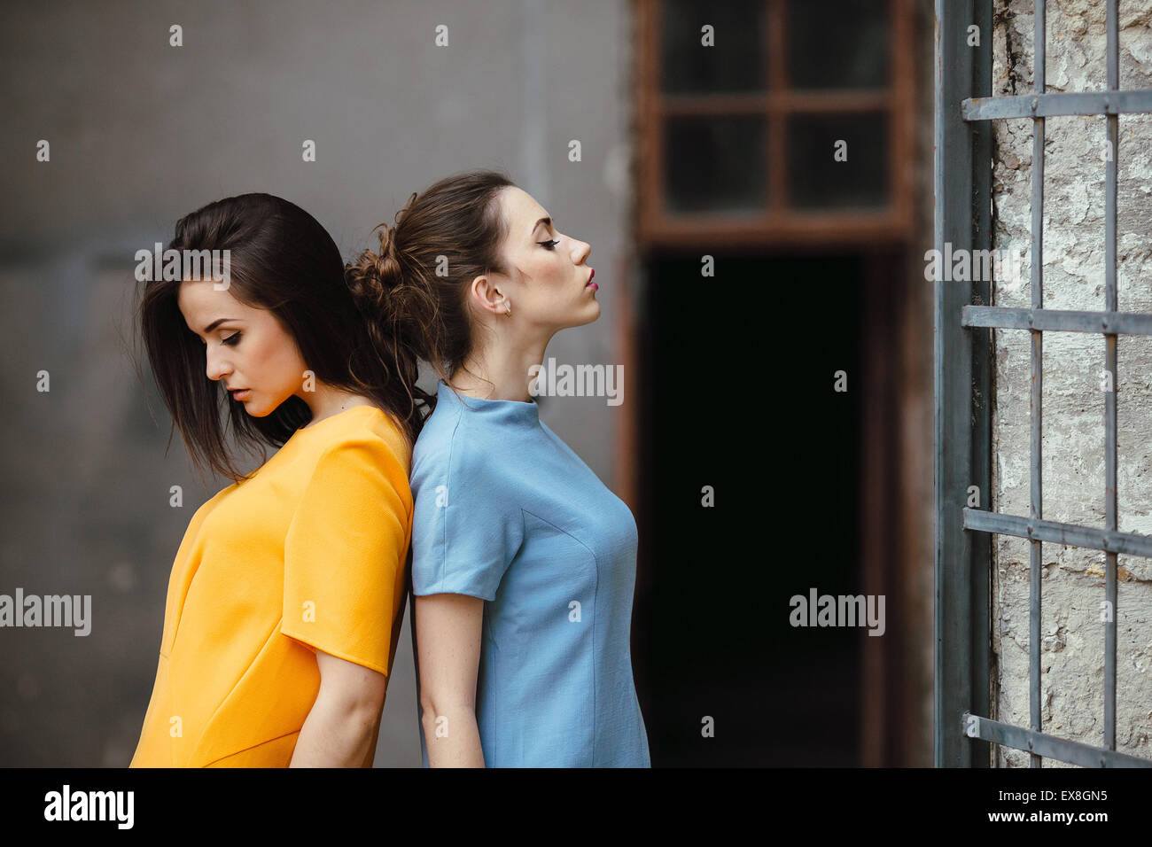 Two young beautiful girls Stock Photo - Alamy