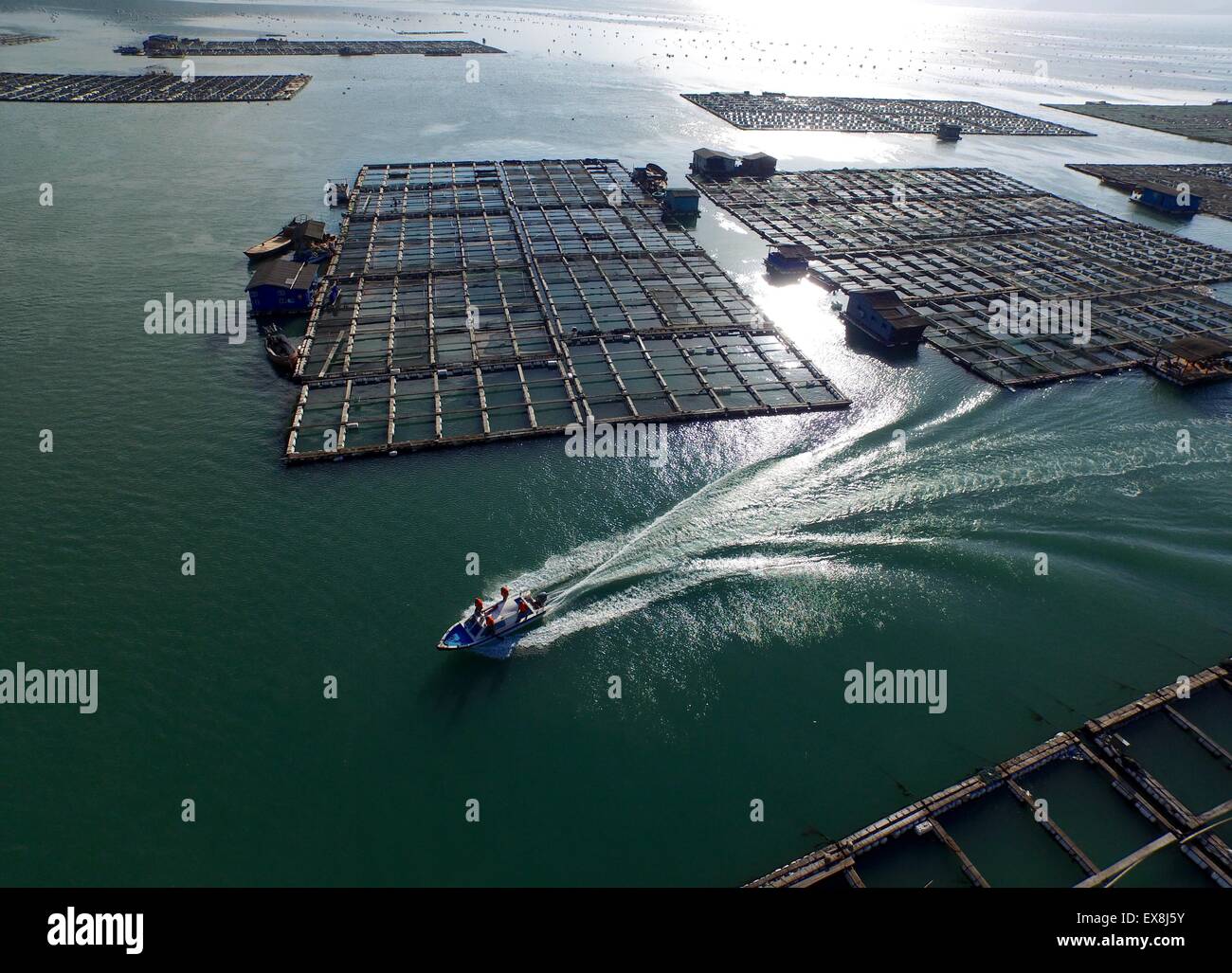 Ningde, China's Fujian Province. 9th July, 2015. Local coast guard ...