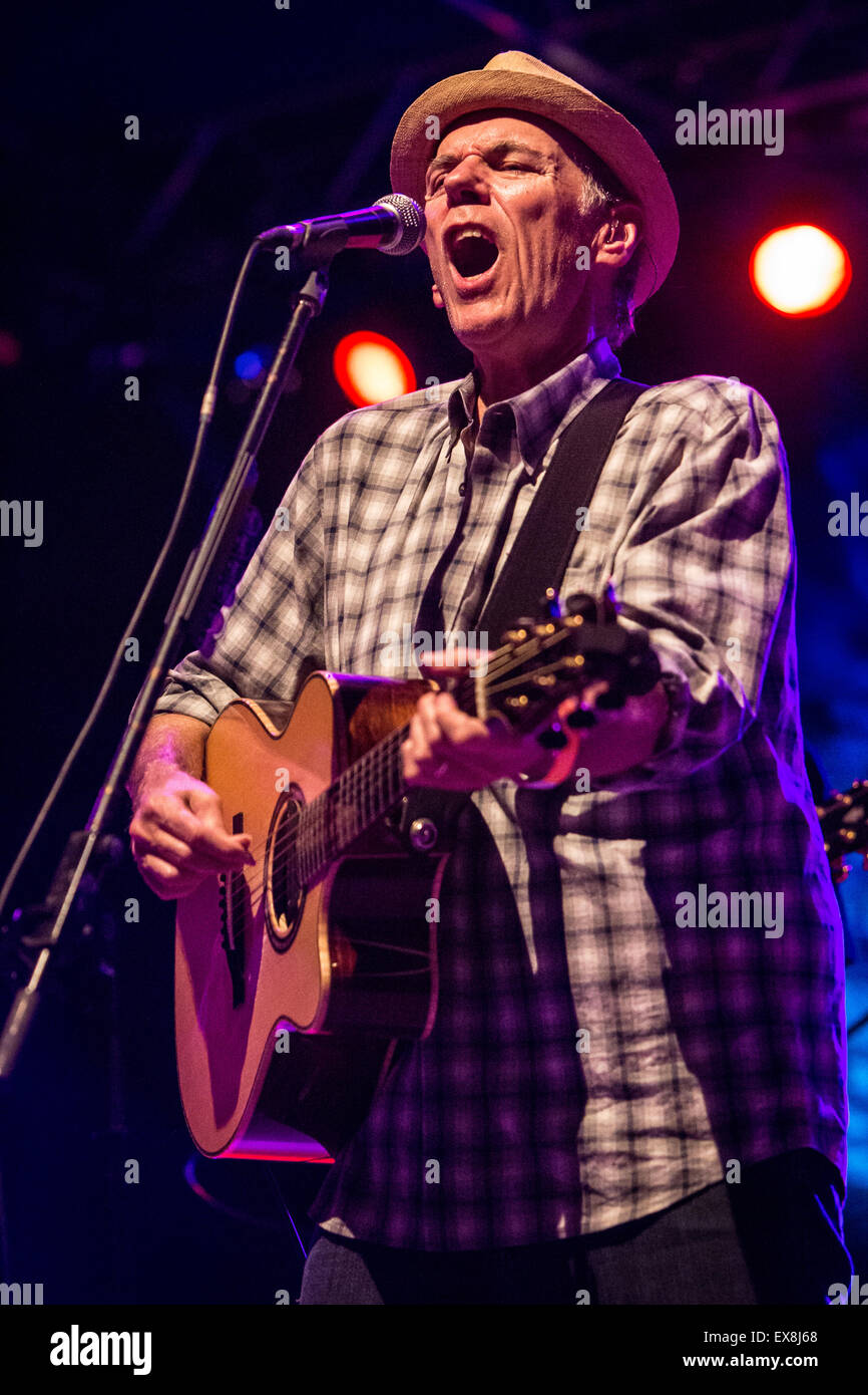 Milan Italy. 08th July 2015. The American singer/songwriter JOHN HIATT ...