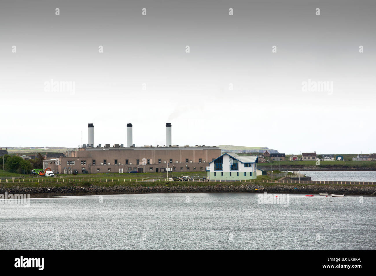 A diesel fuelled power station on Battery Point in Stornoway, Isle of ...