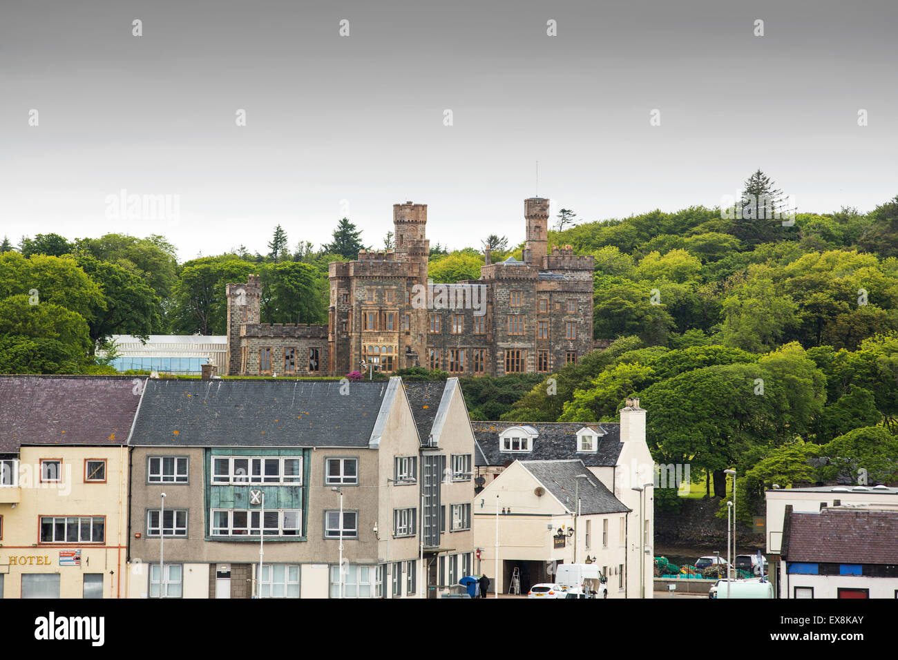 Lews Castle in Stornoway, Isle of Lewis, Outer Hebrides, Scotland, UK ...