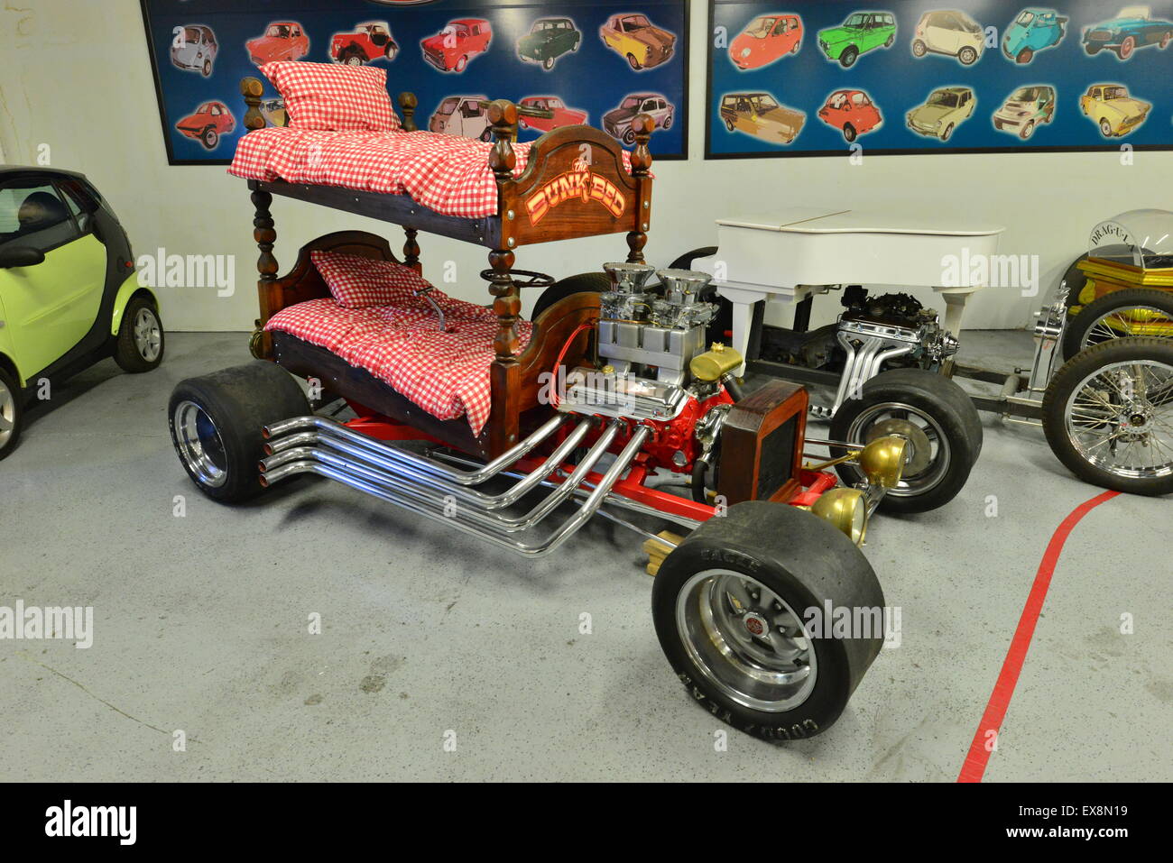 Car props at a museum in America Stock Photo - Alamy