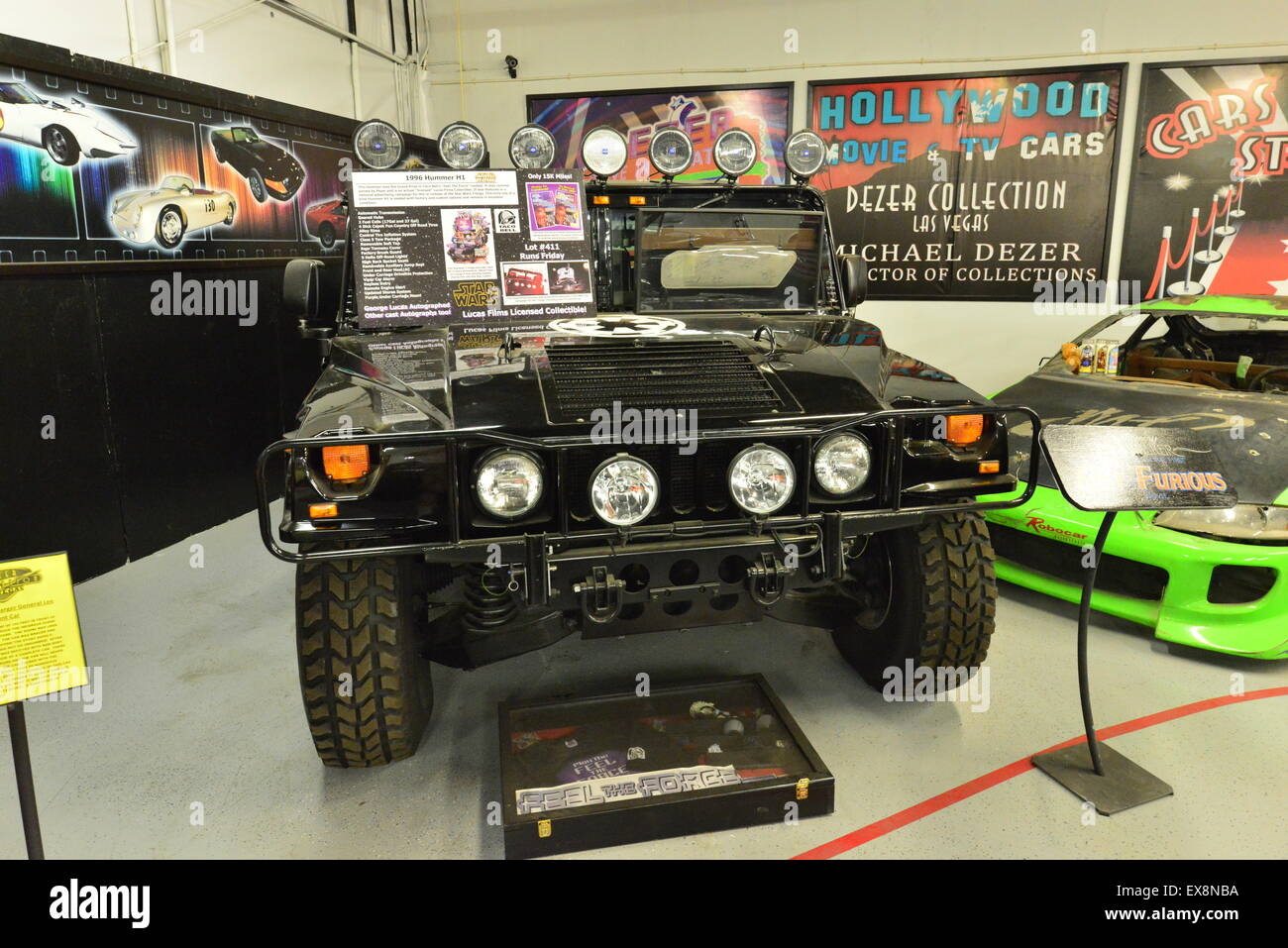Car props at a museum in America Stock Photo - Alamy