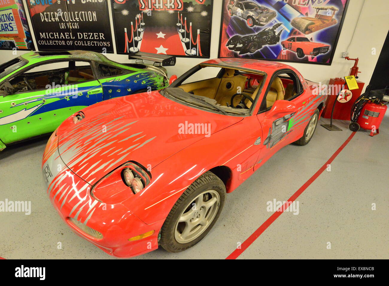 Car props at a museum in America Stock Photo - Alamy