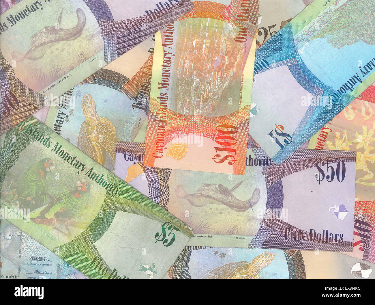 Cayman Islands (British Overseas Territory) currency (Cayman dollars ...