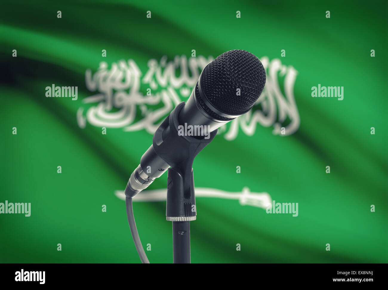 Saudi arabia flag presentation hi-res stock photography and images - Alamy