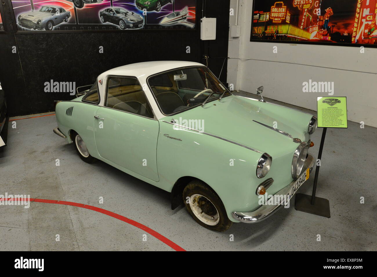 Car props at a museum in America Stock Photo - Alamy