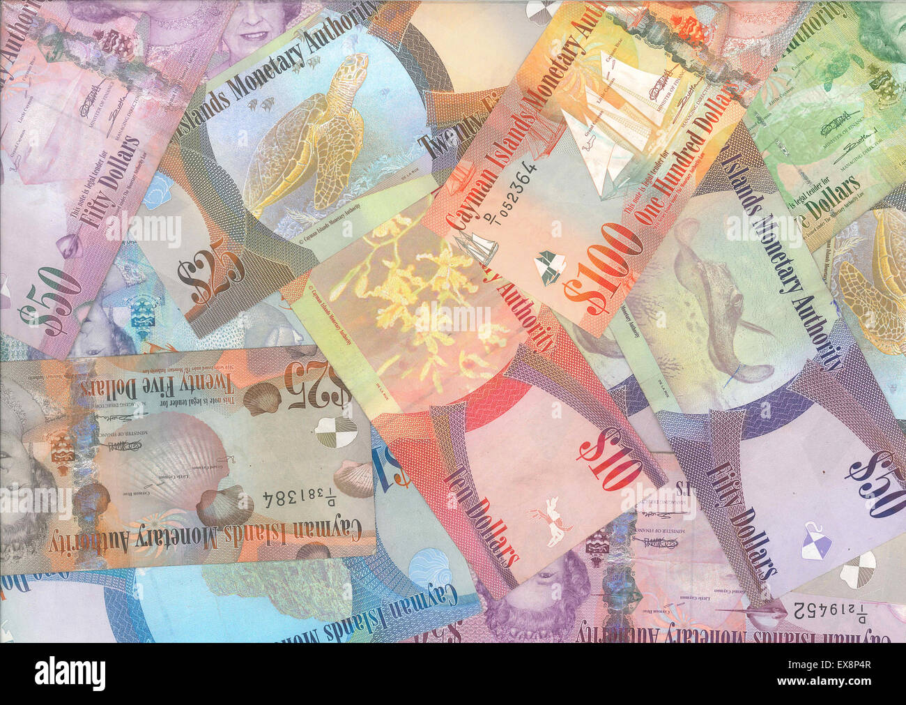 Cayman Islands (British Overseas Territory) currency (Cayman dollars ...