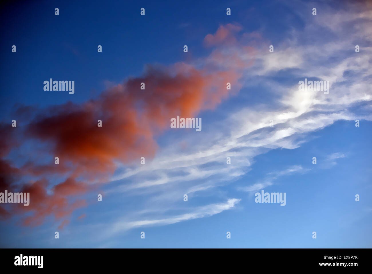 sunset reveals a gorgeous sky with the promise of good weather ahead ...