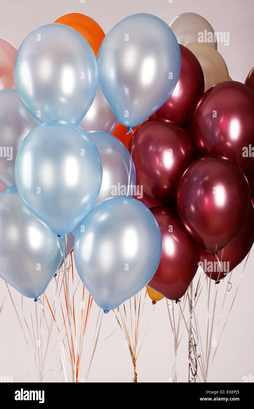 balloon objects background balloons colour isolated studio group close ...