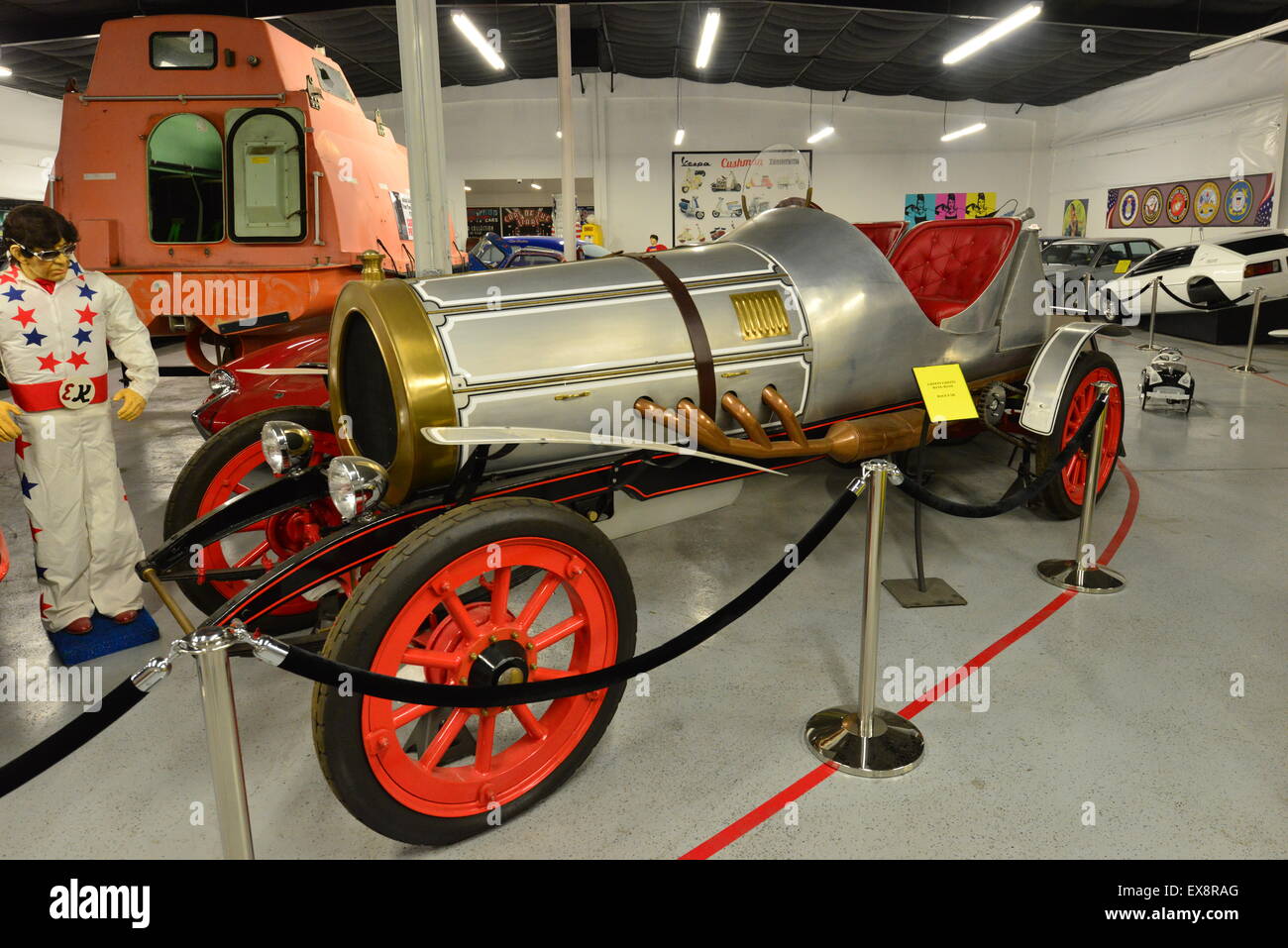 Car props at a museum in America Stock Photo - Alamy
