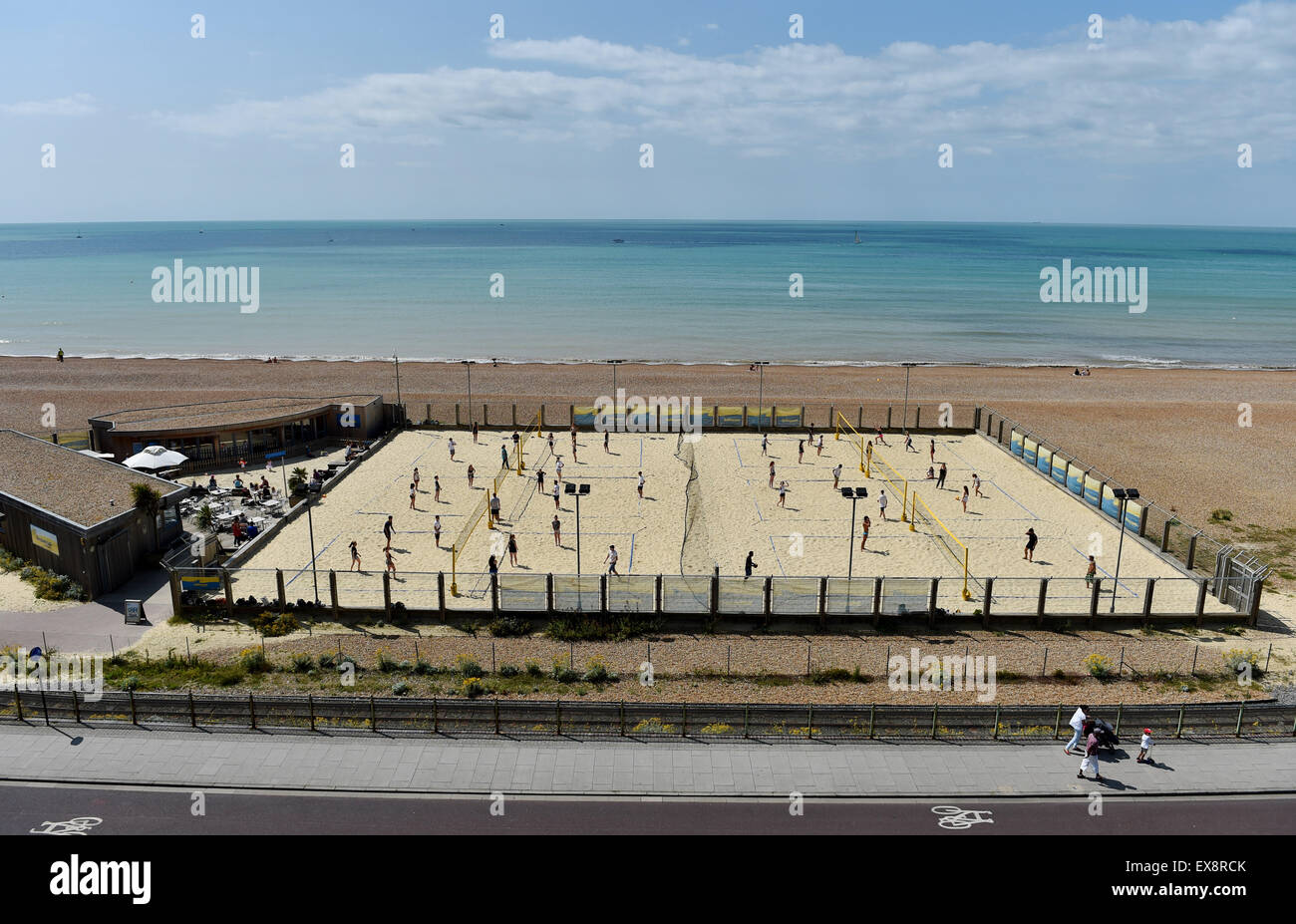 Yellowave beach volleyball courts hi-res stock photography and images ...