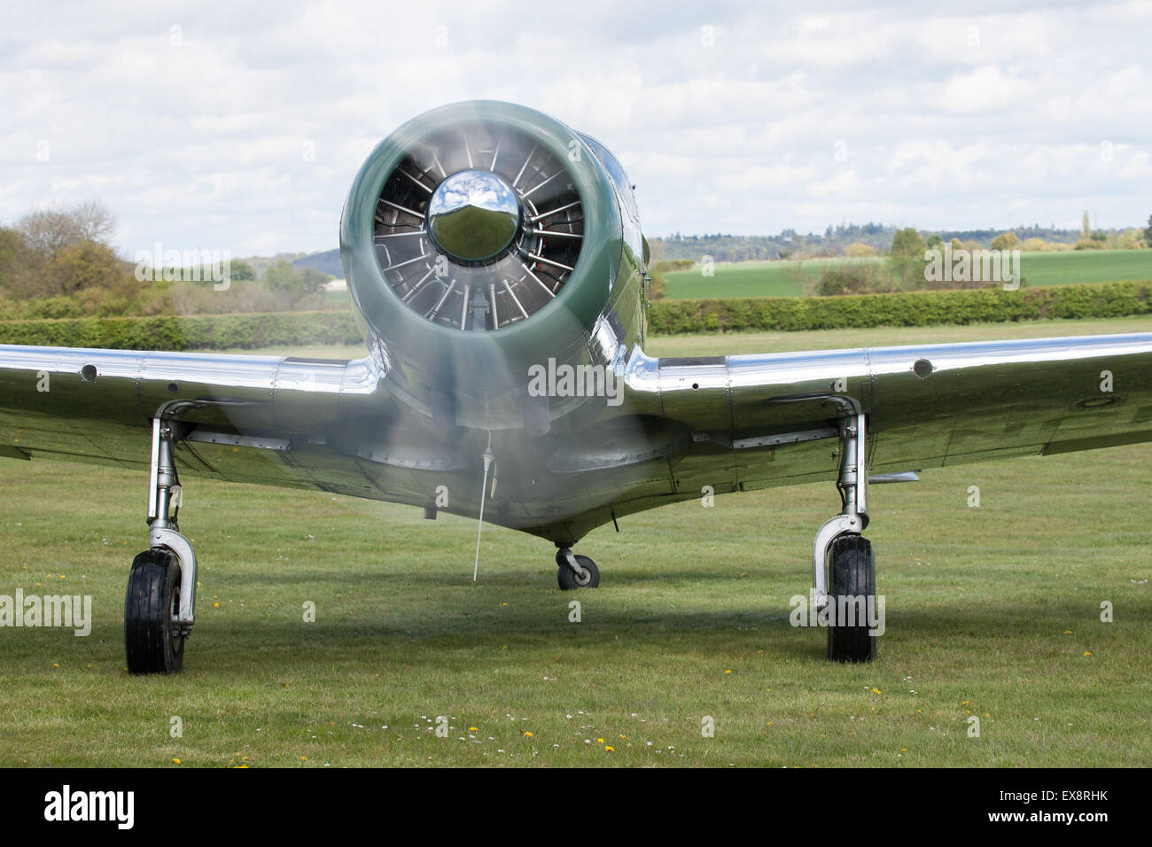 Spartan Executive Propeller Aircraft at an airshow Stock Photo - Alamy