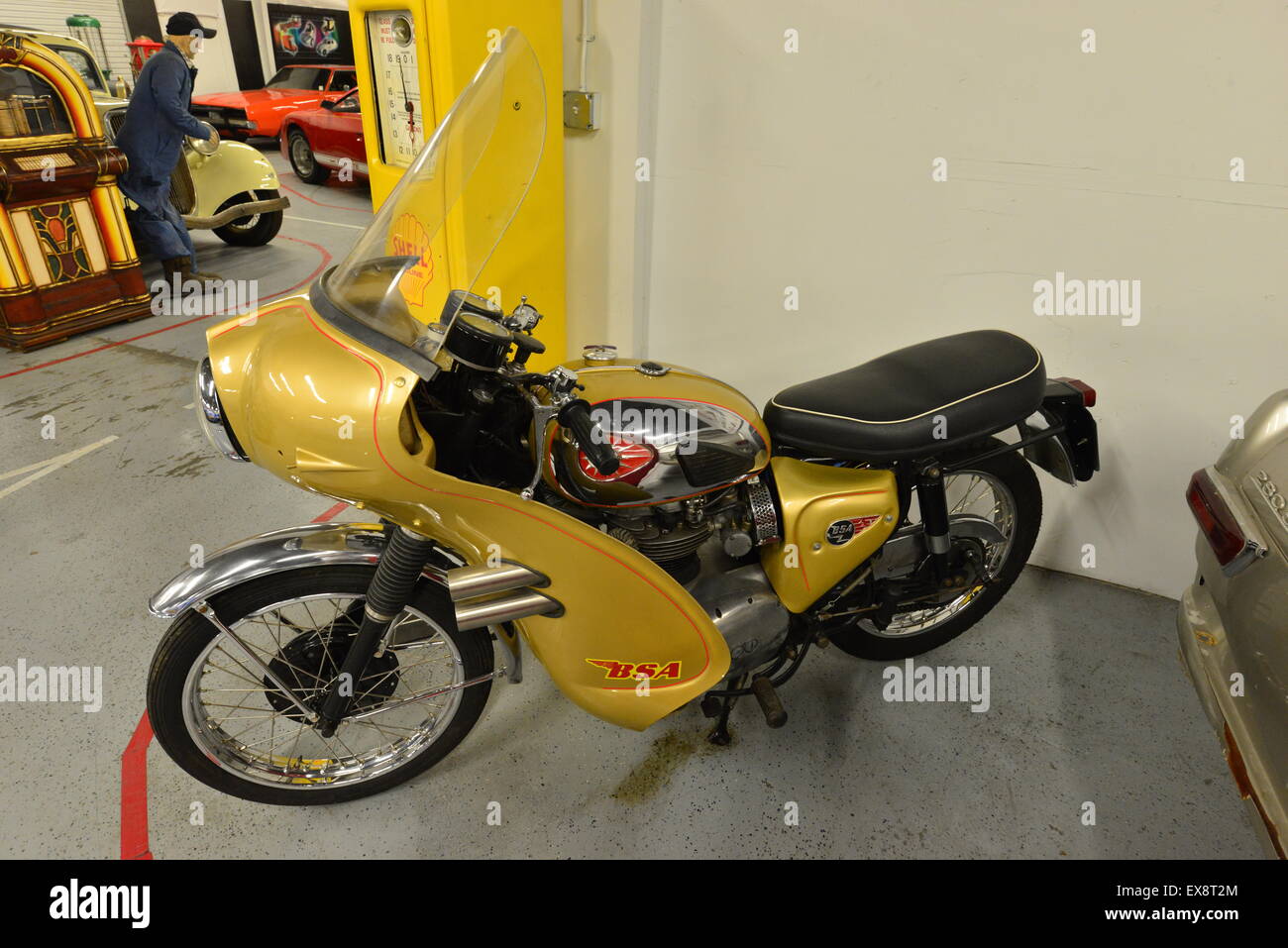 BSA motorcycle from the James Bond film Thunderball Stock Photo - Alamy