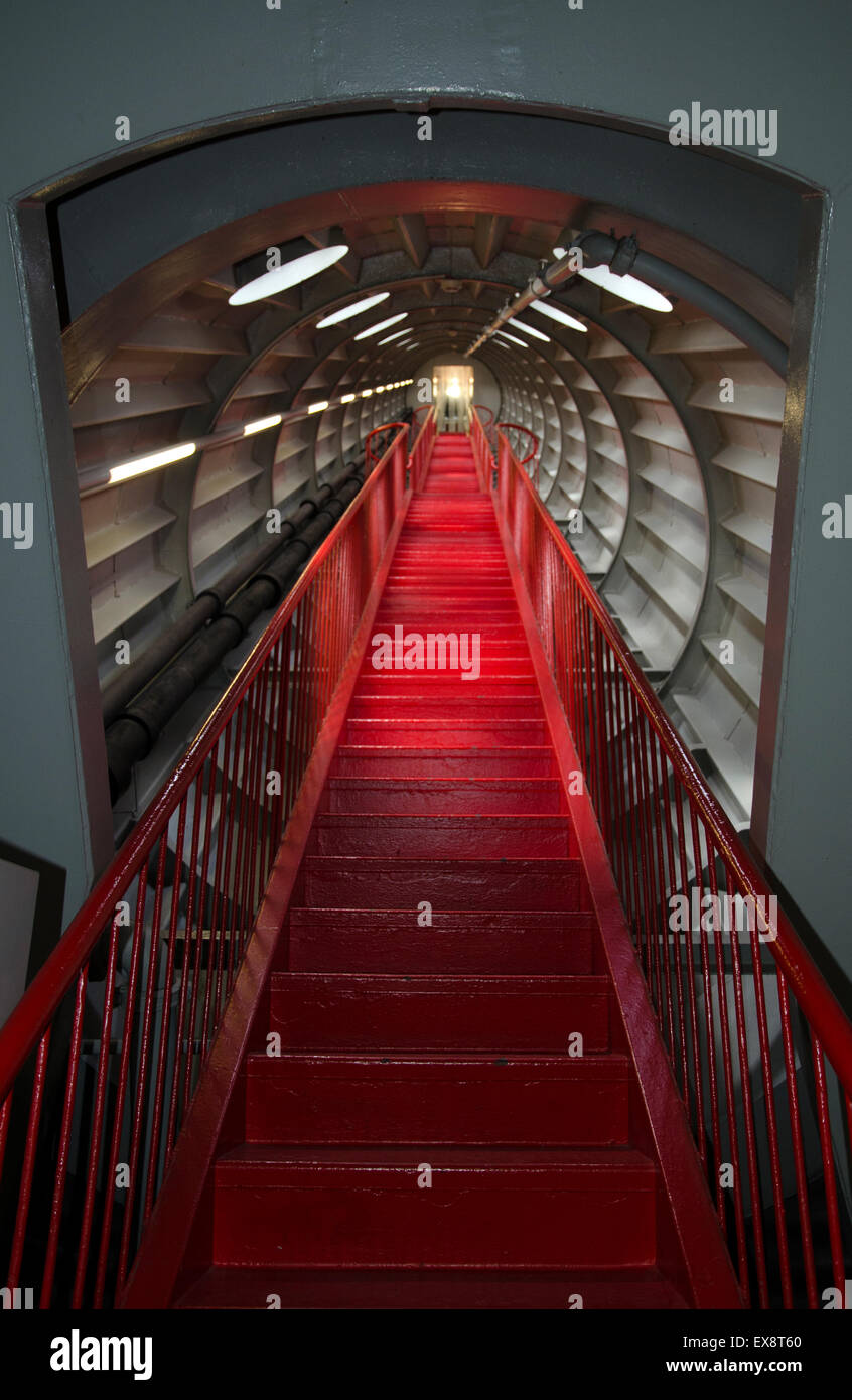 staircase atomium museum heysel brussels belgium Stock Photo - Alamy
