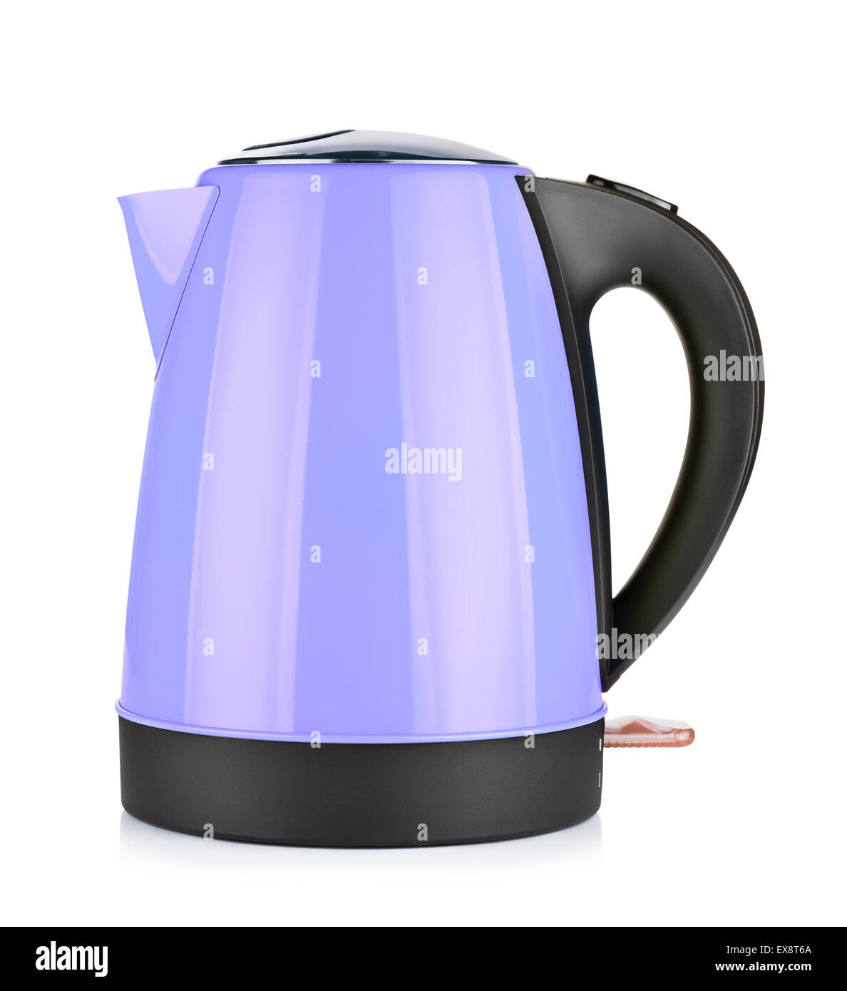 modern violet electric kettle, isolated on white Stock Photo - Alamy