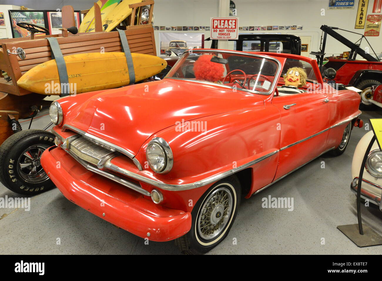 Car props at a museum in America Stock Photo - Alamy