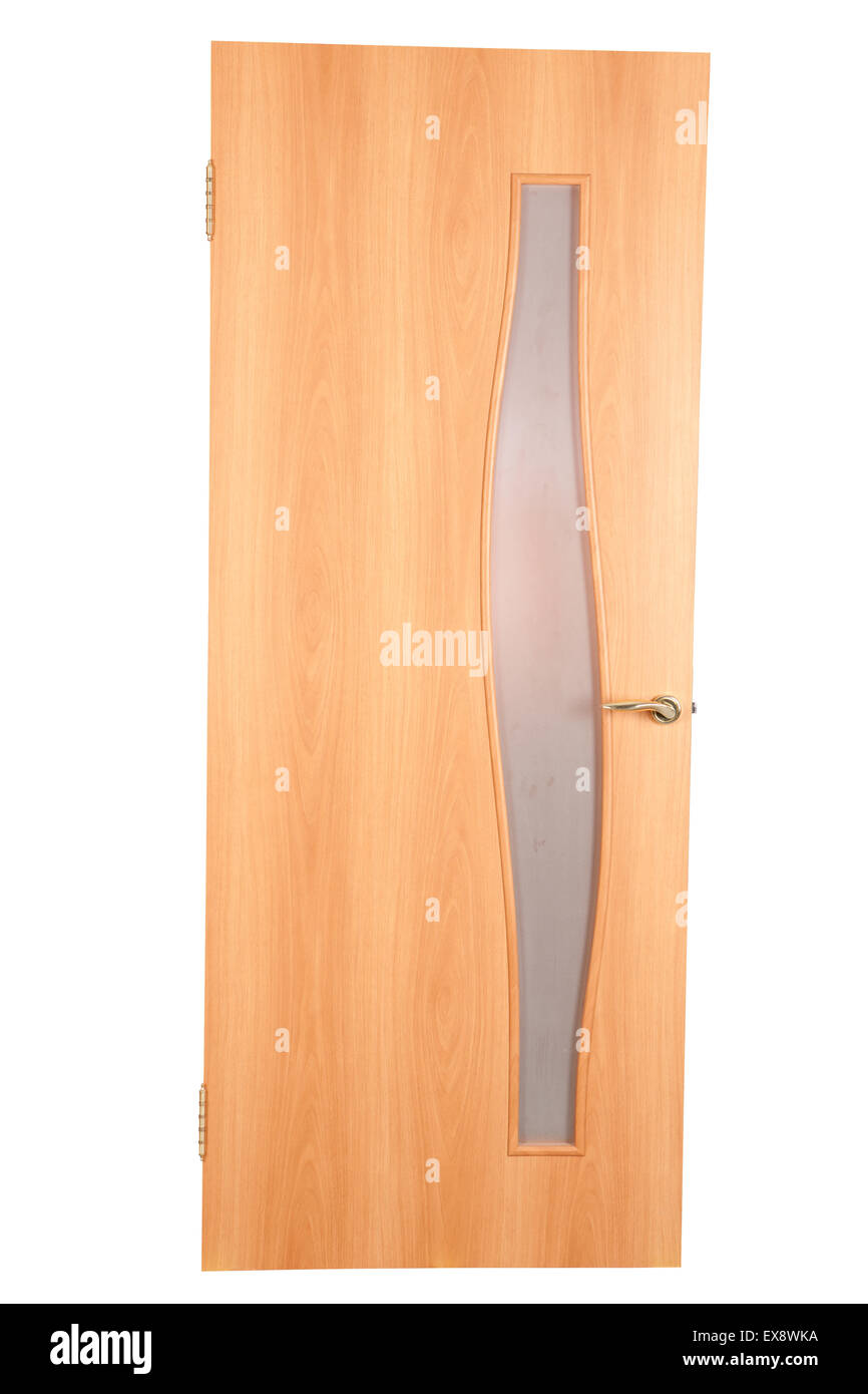 door isolated wood object one vertical glass decor interior home house ...