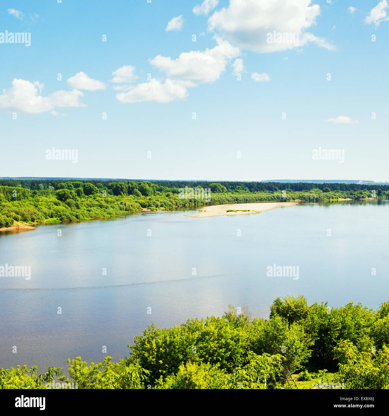 Blue sky day aerial hi-res stock photography and images - Alamy