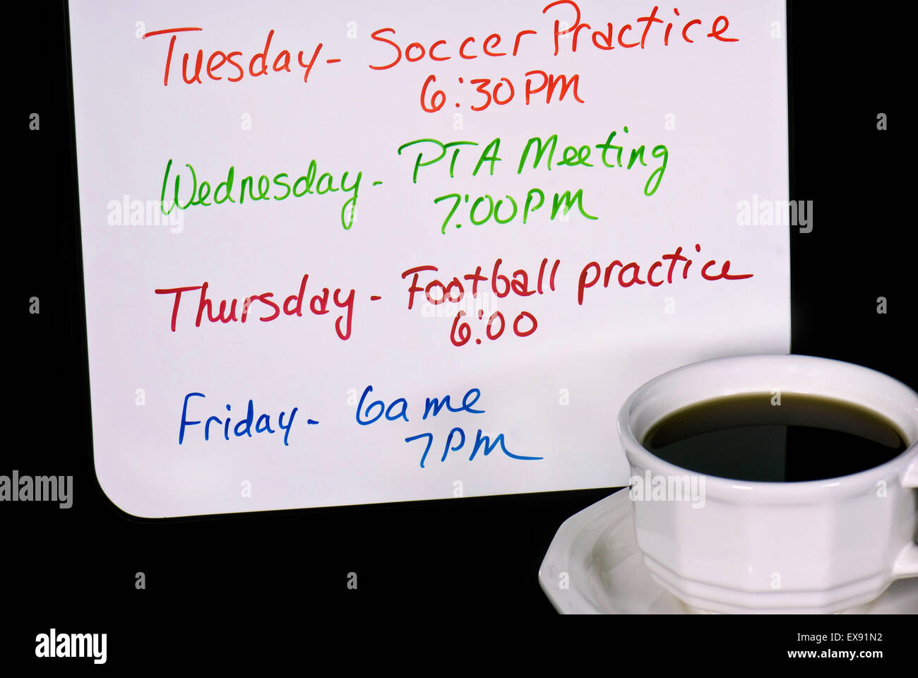 Busy week hi-res stock photography and images - Alamy