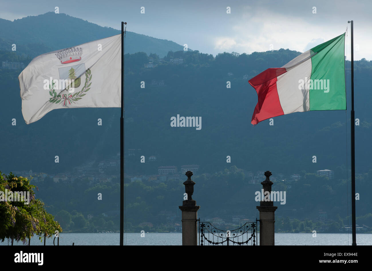 Giardini Villa Bossi at Orta San Giulio, Lake Orta, Lago d'Orta in ...