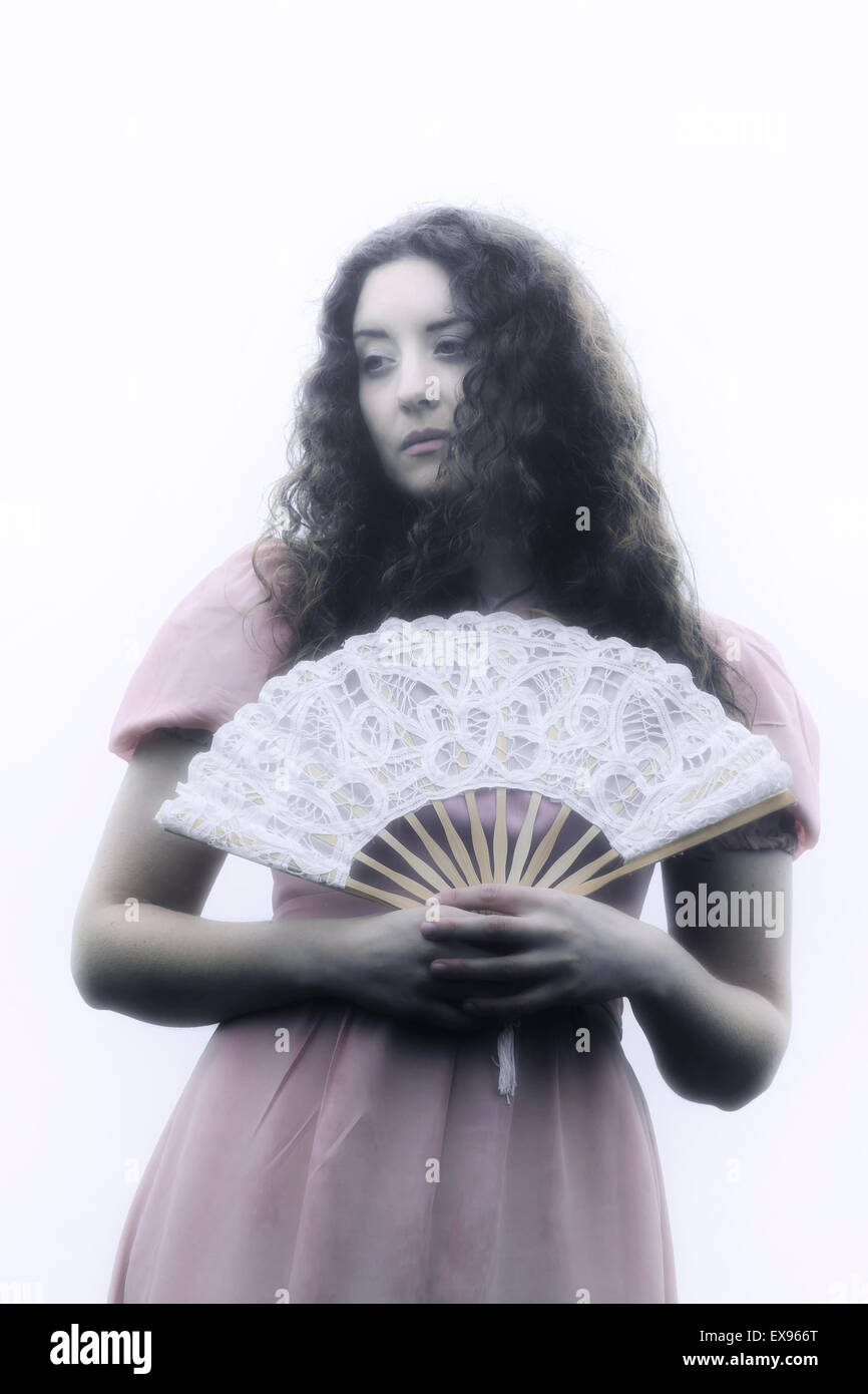 Female woman fan hi-res stock photography and images - Alamy