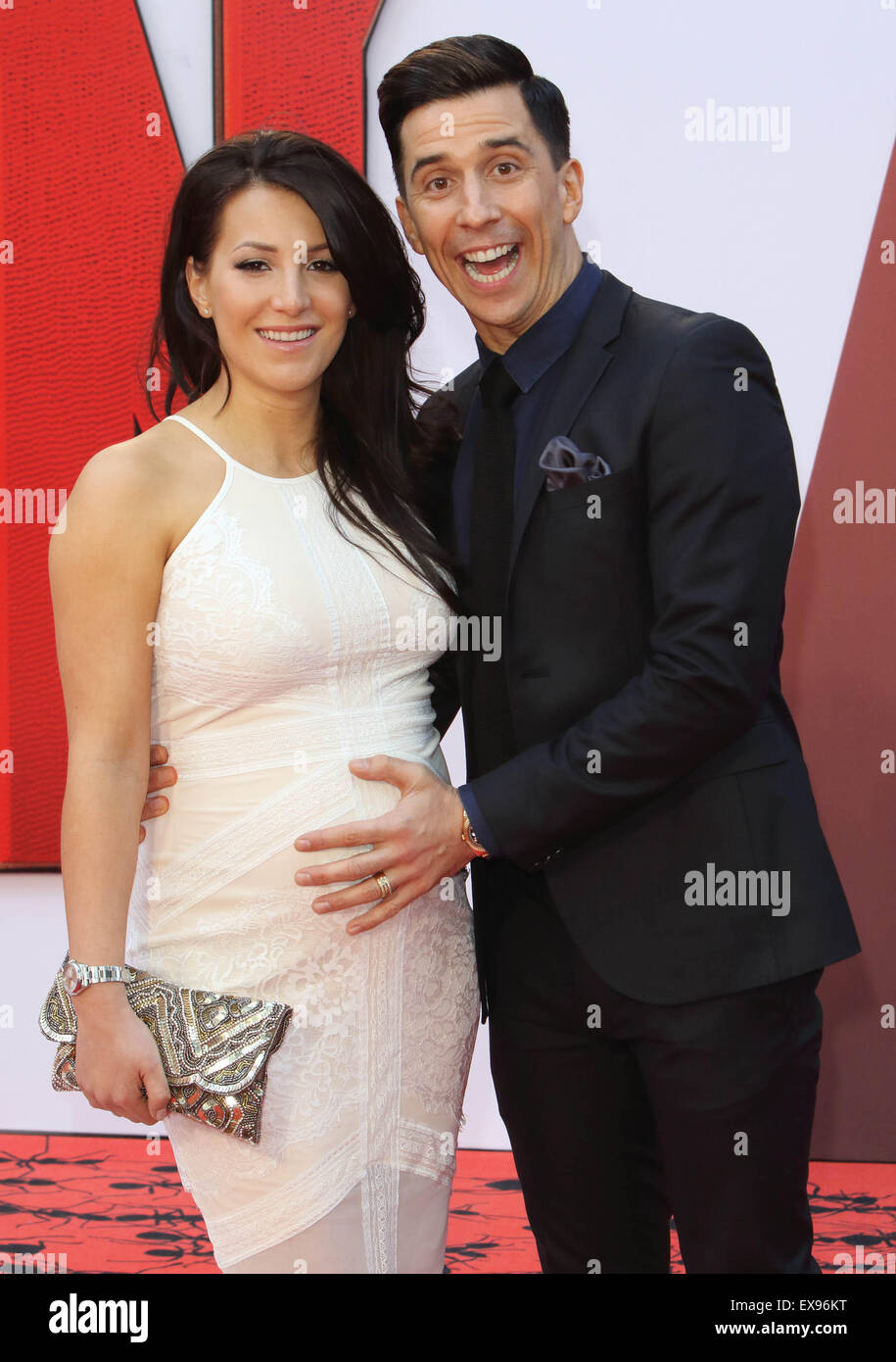 London, UK. Lindsay Cole and Russell Kane at European Premiere of ...