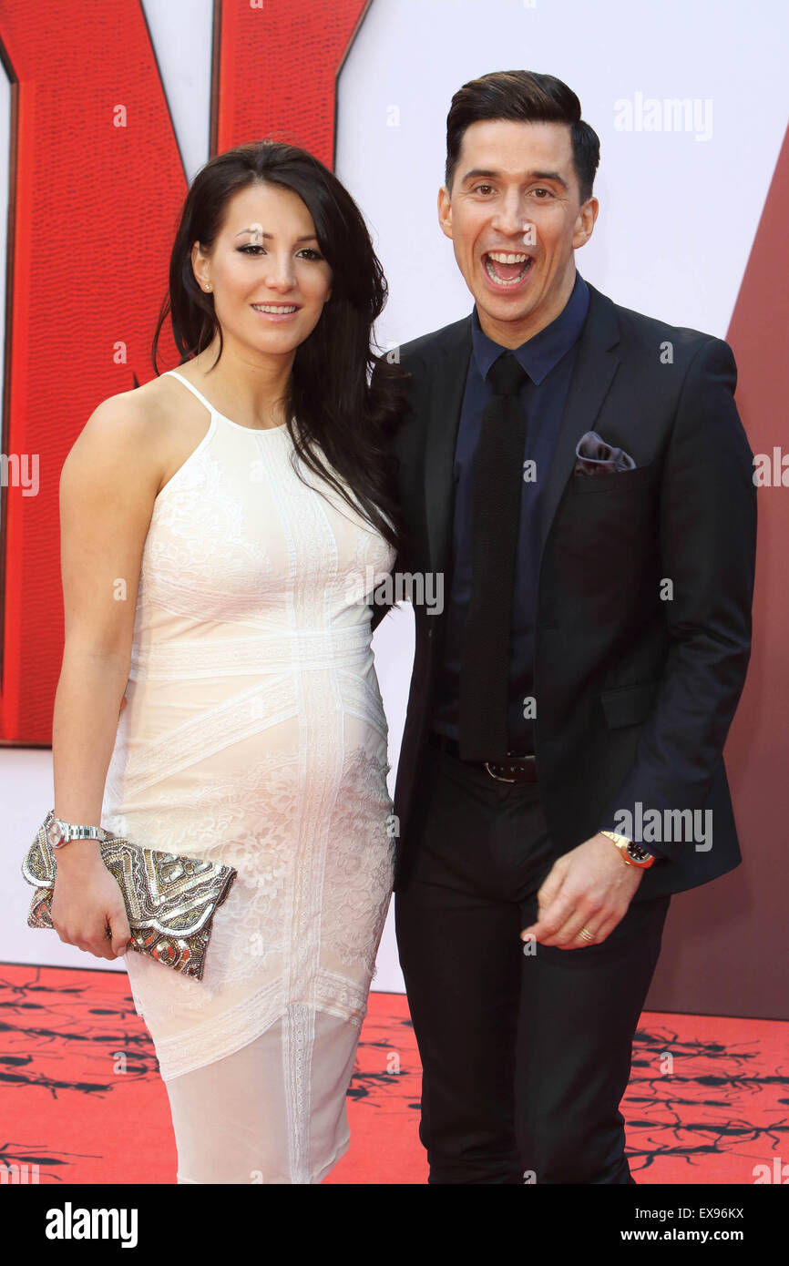 London, UK. Lindsay Cole and Russell Kane at European Premiere of ...