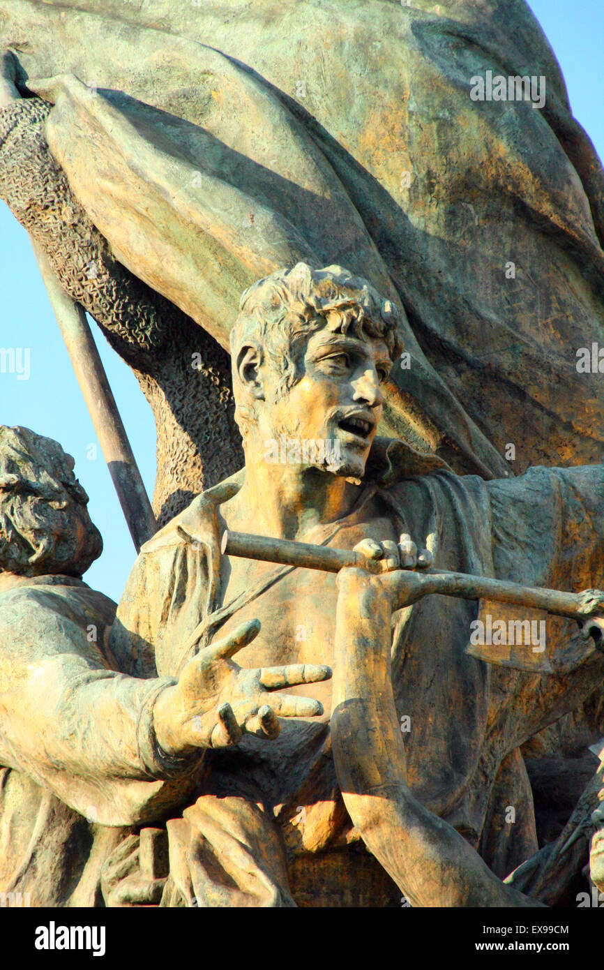 Statue in Rome Italy Stock Photo - Alamy