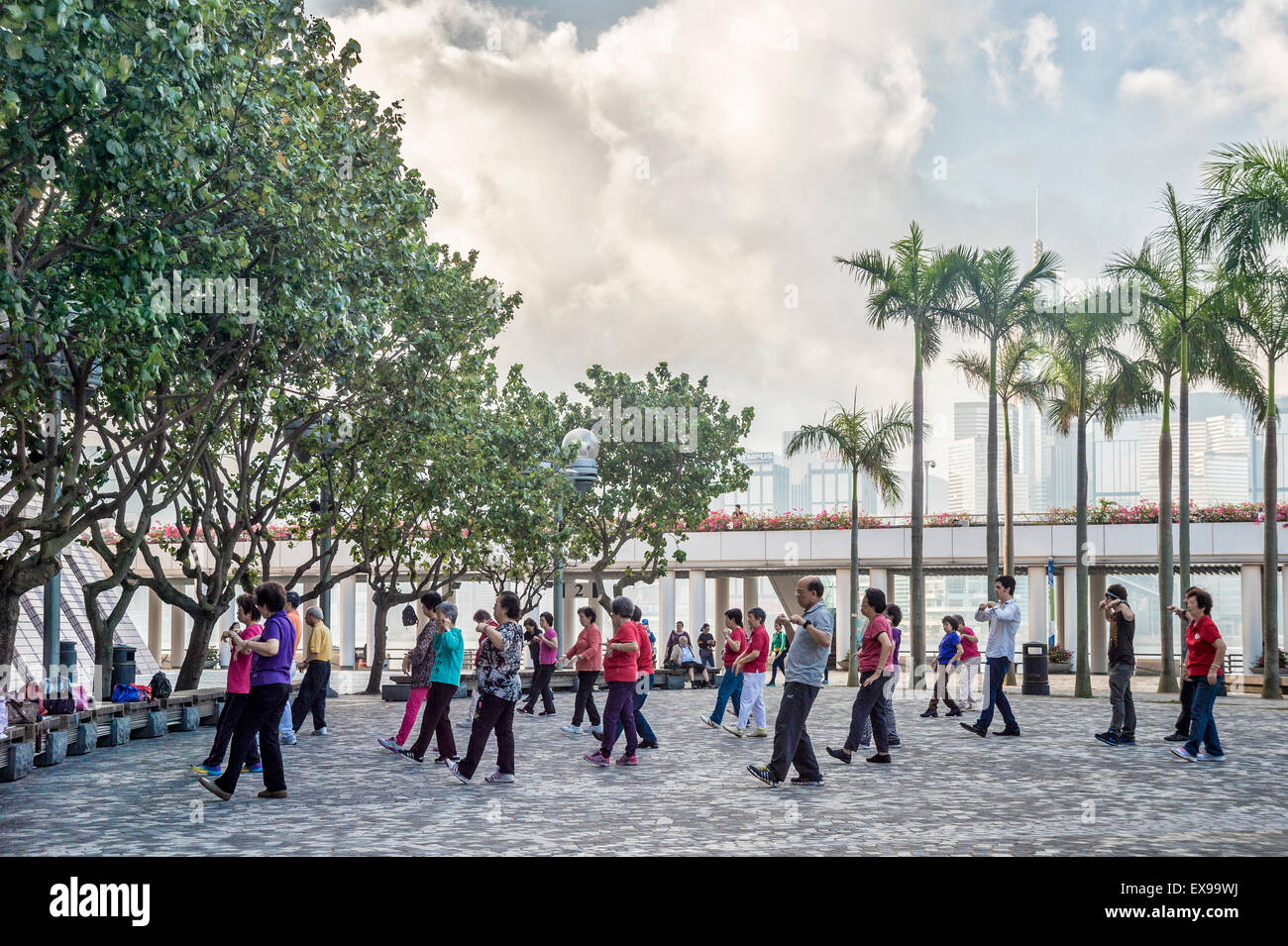 Tai chi group hi-res stock photography and images - Alamy