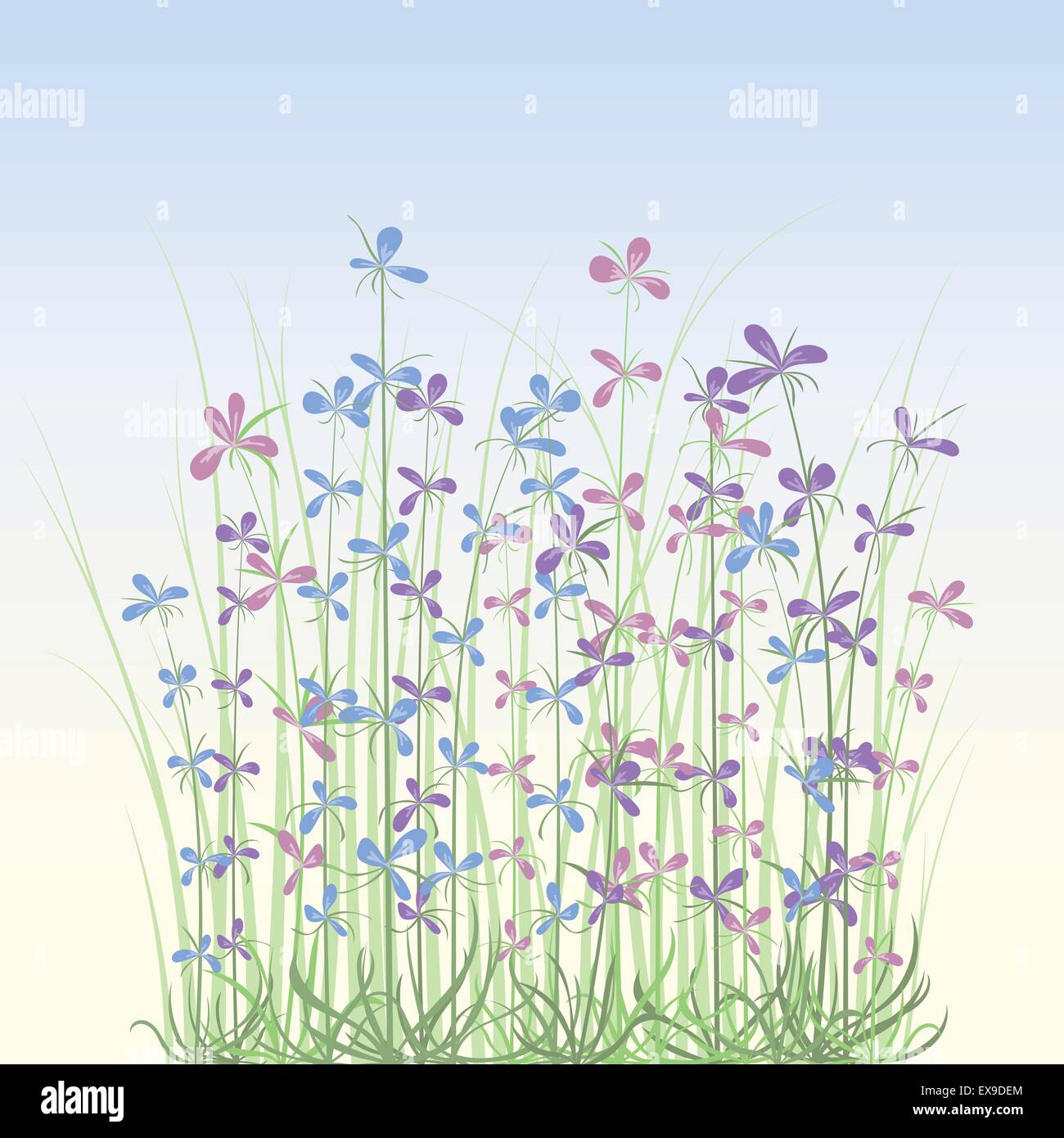 Spring flowers flower Stock Vector Images - Alamy