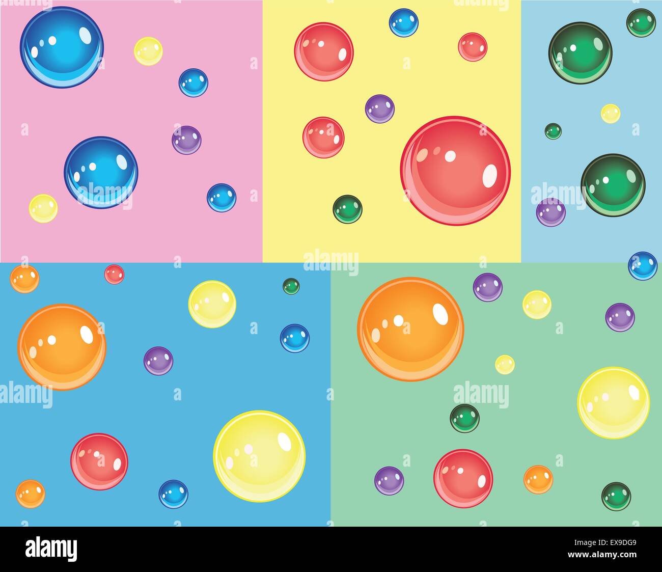Colorful bubbles for birthday and fun Stock Vector Image & Art - Alamy