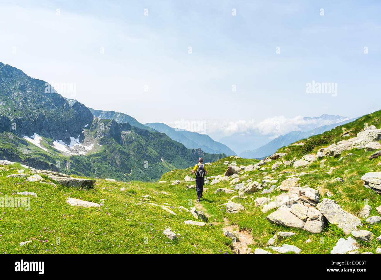 Tourism conquering the alps hi-res stock photography and images - Alamy