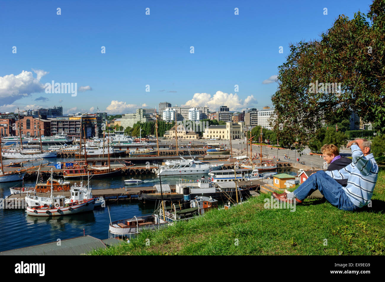 Oslo harbour. Norway Stock Photo - Alamy