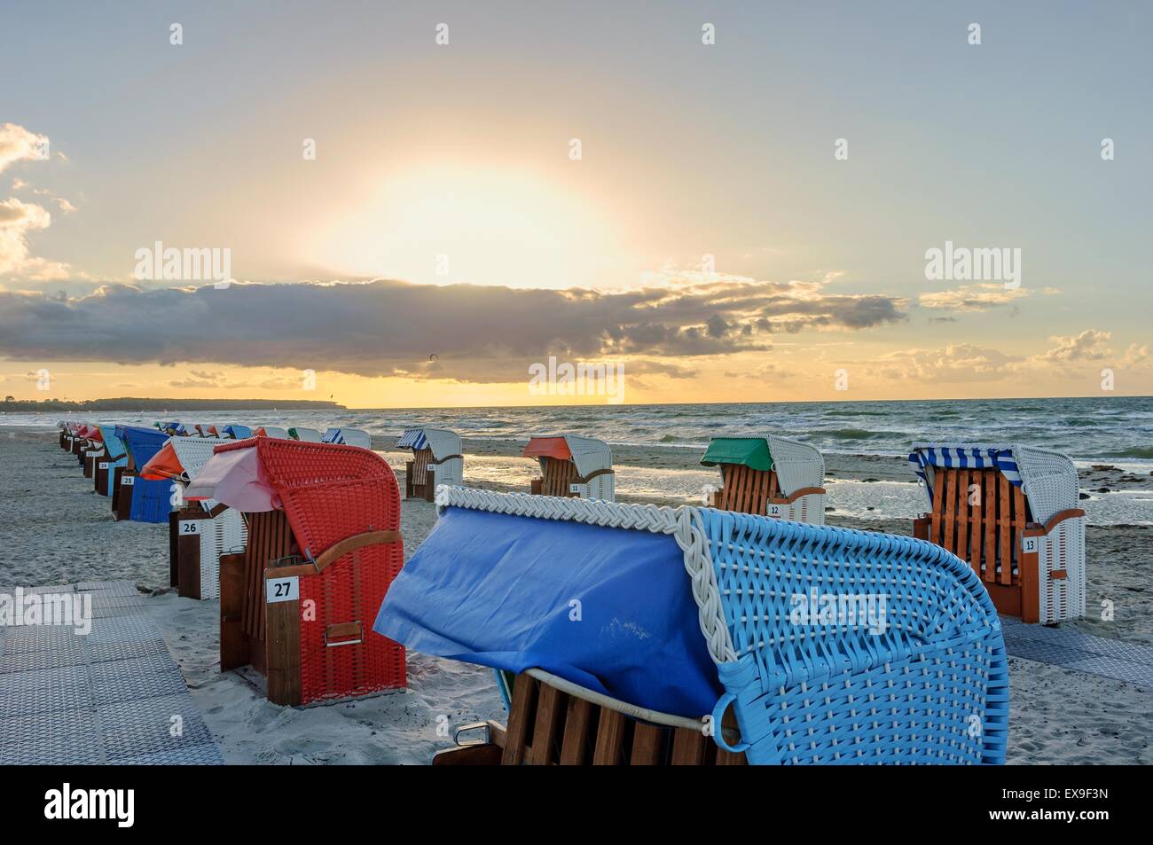 German baltic strandkorb beach basket hi-res stock photography and ...