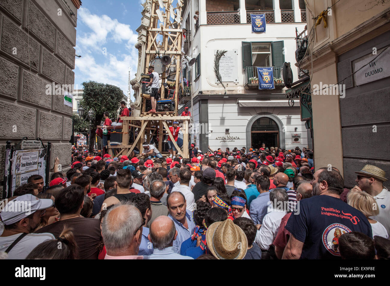 The Festival of the Lilies - Nola, Naples, Italy 2015 Stock Photo - Alamy