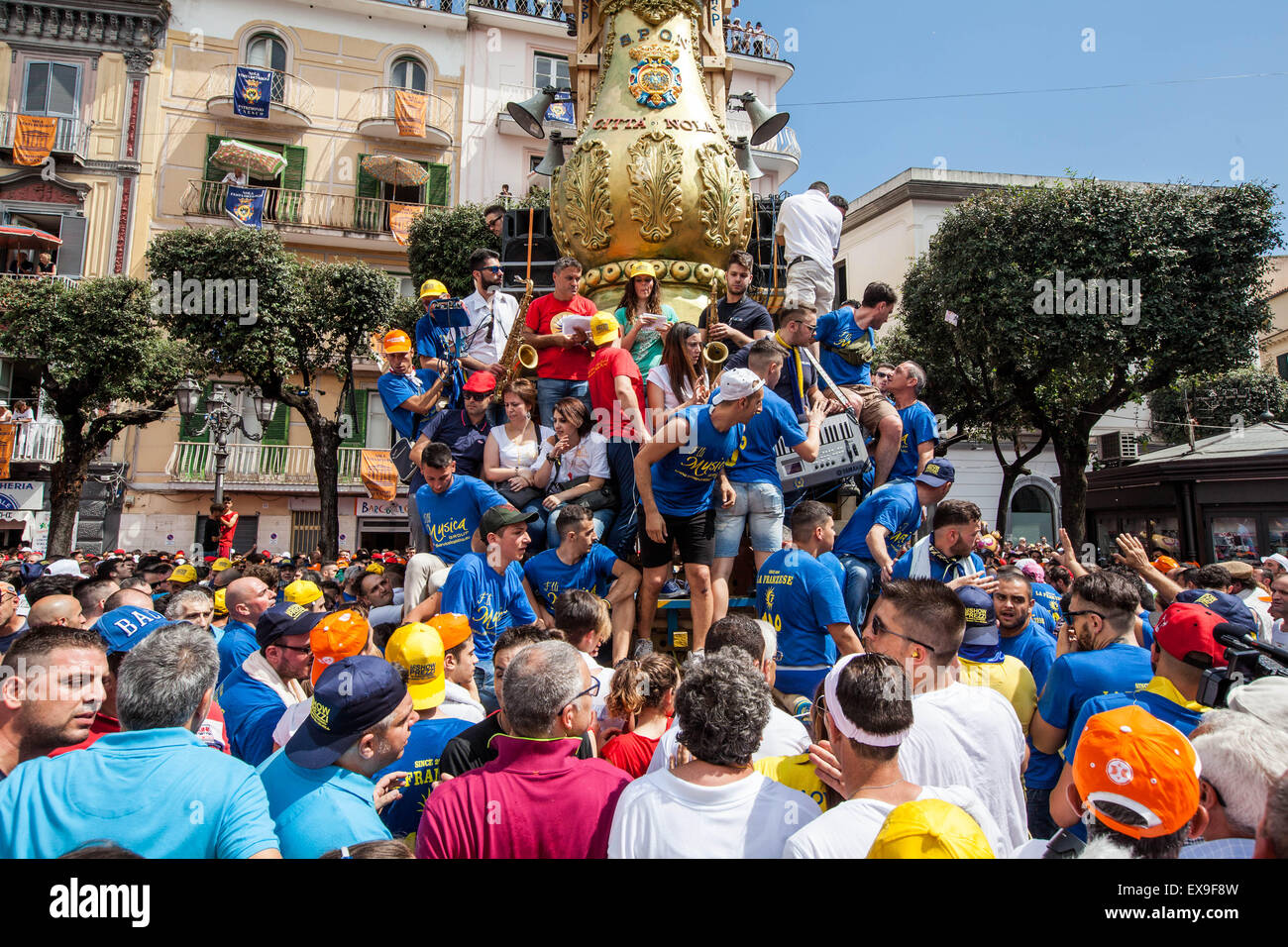 The Festival of the Lilies - Nola, Naples, Italy 2015 Stock Photo - Alamy