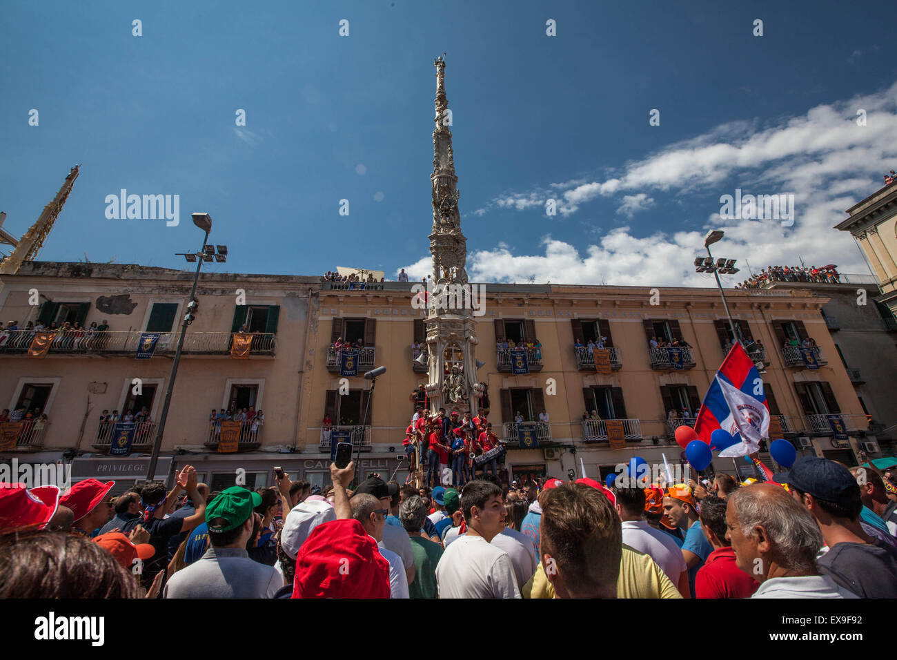 The Festival of the Lilies - Nola, Naples, Italy 2015 Stock Photo - Alamy