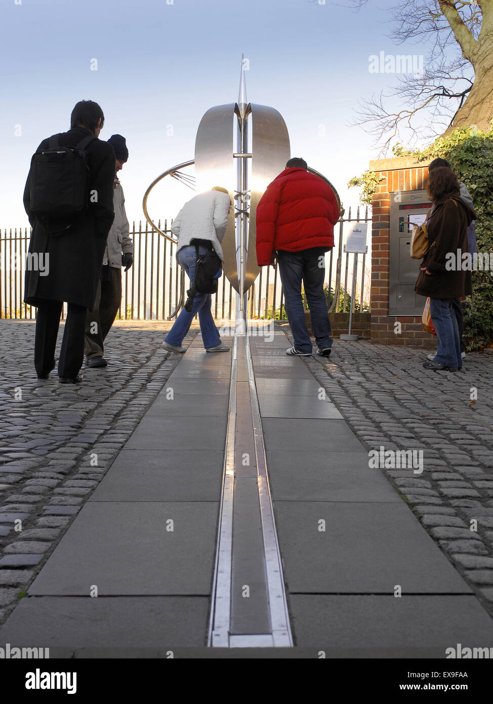 Prime meridian sculpture greenwich hi-res stock photography and images ...