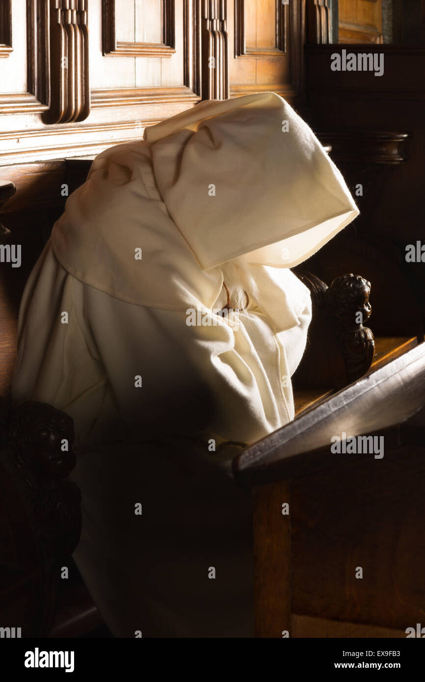 Man in robe kneeling hi-res stock photography and images - Alamy