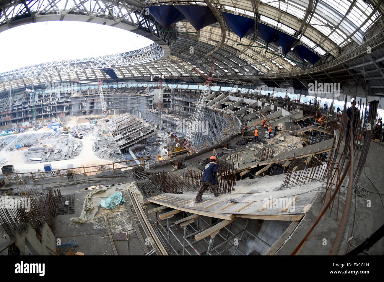 Fifa world cup stadium inside hi-res stock photography and images - Alamy