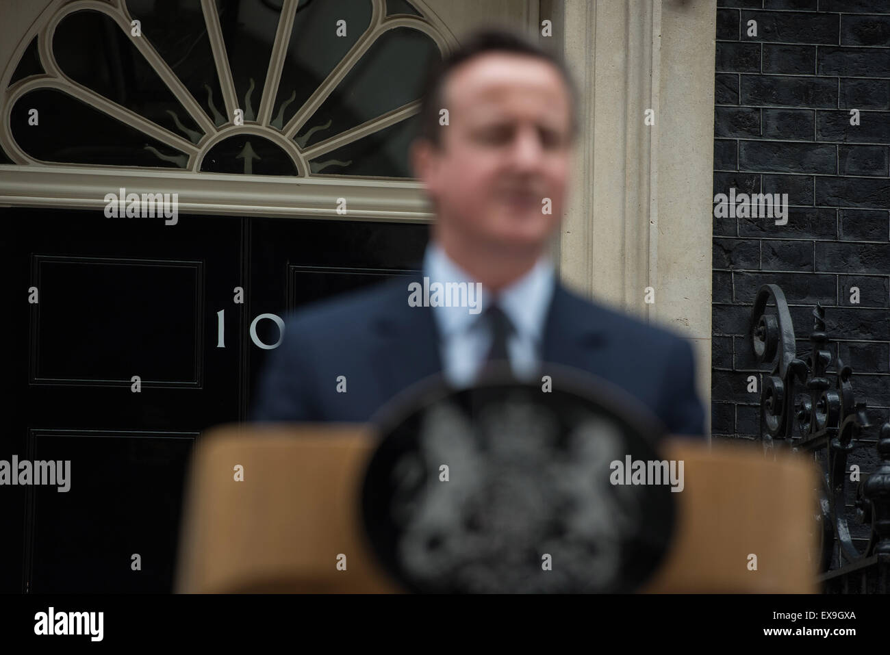 Prime Minister David Cameron returns to Downing Street after the ...
