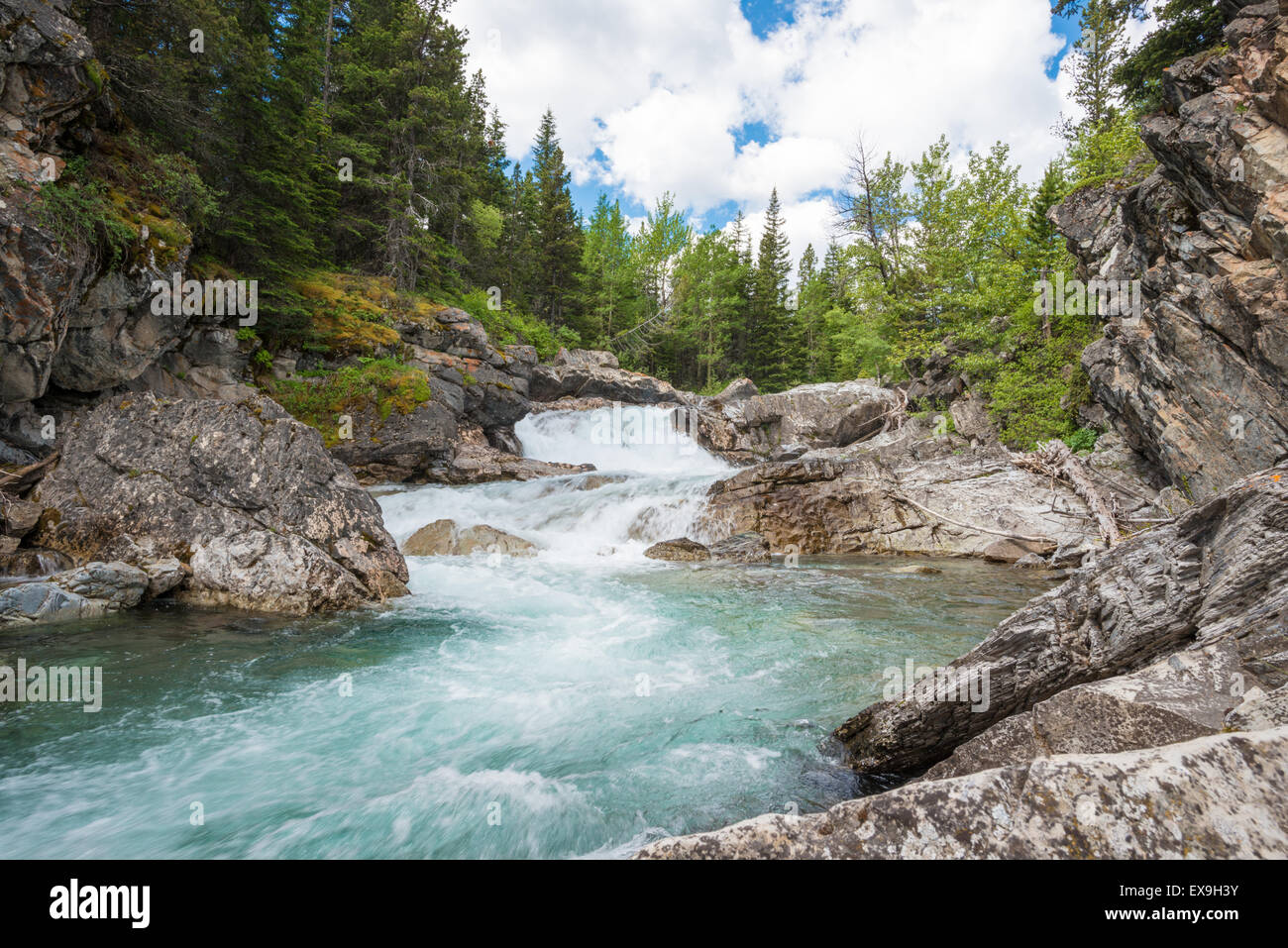 Cascading lakes hi-res stock photography and images - Alamy