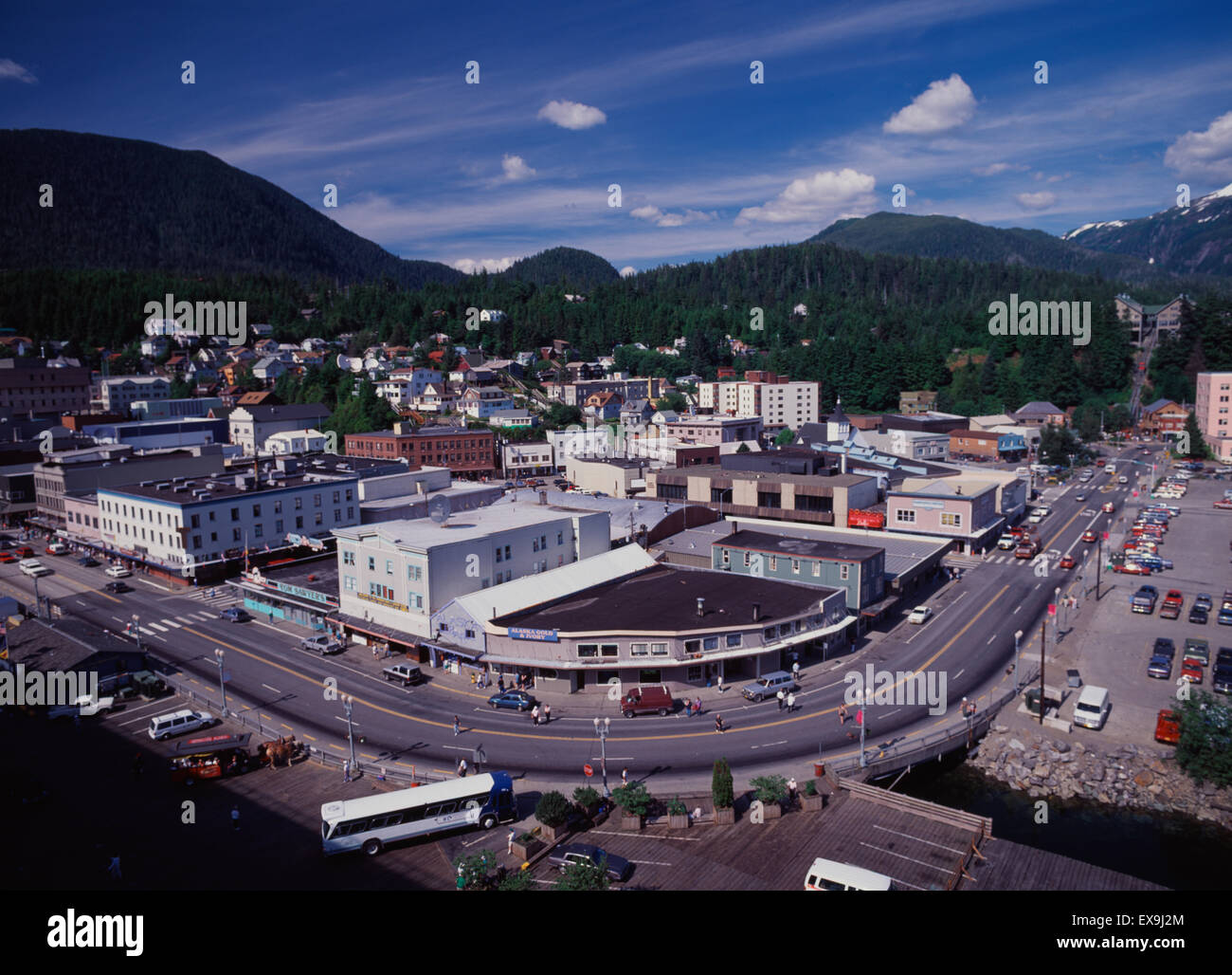 The city of Ketchikan, Alaska Stock Photo - Alamy