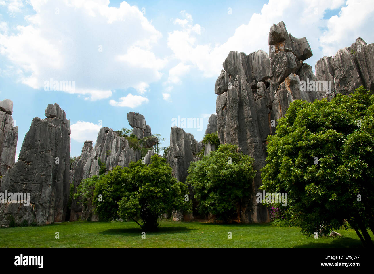 Shilin Stone Forest - Kunming - China Stock Photo - Alamy