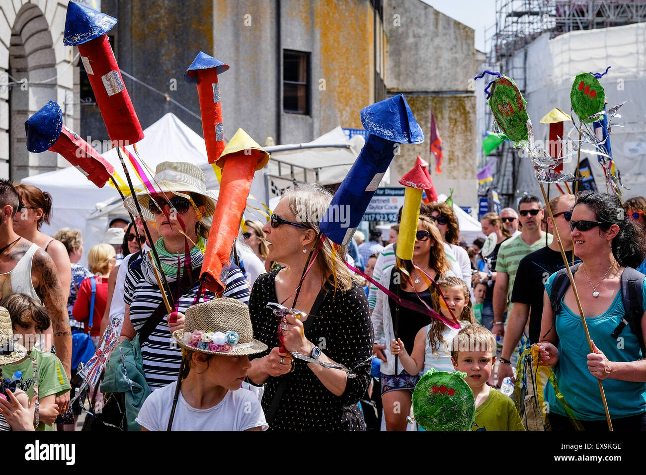 Children and adults participate in colourful parades on Mazey Day, part ...